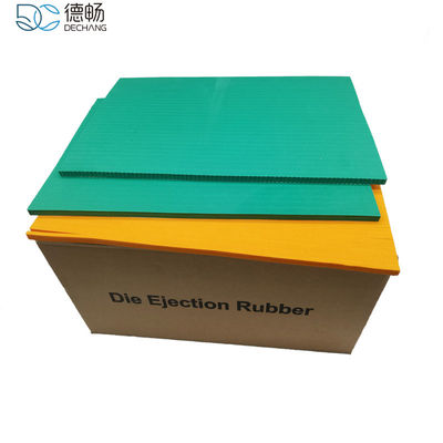 40 Degree Die Ejection Rubber Sponge Foam Adhesive Green Color