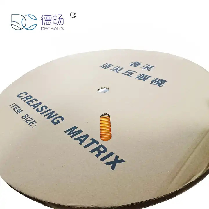 Creasing Matrix of PVC roll Base black Colo Pressboard base creasing matrix