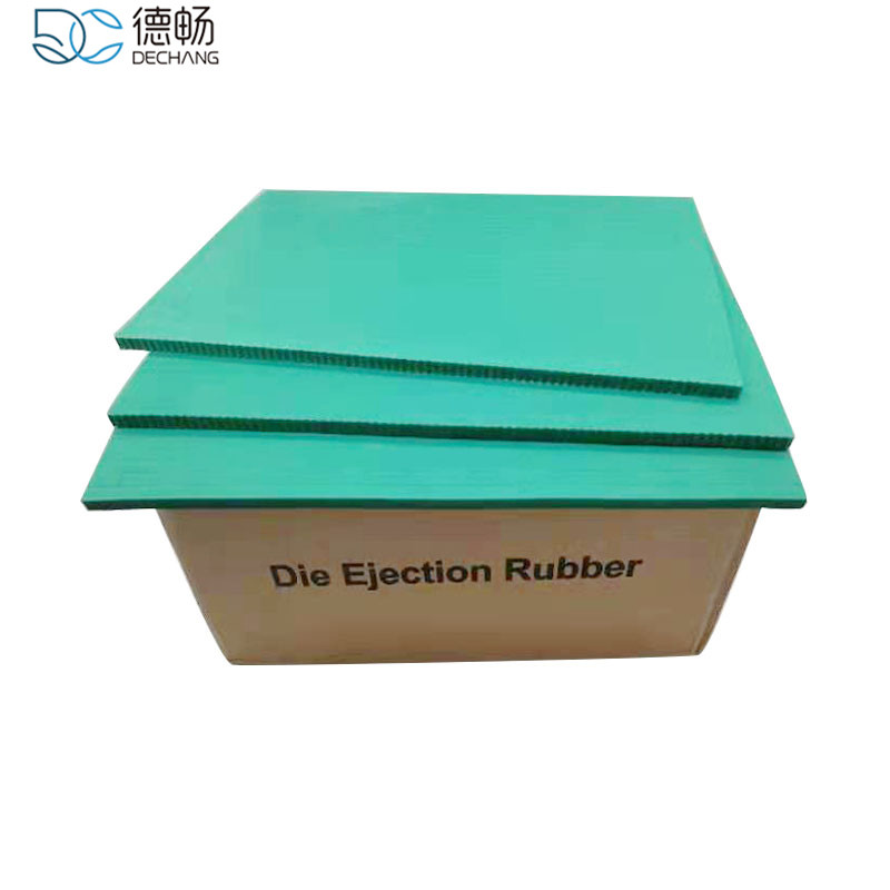 Ejection Rubber 12mm EVA Foam , Rubber Die Making Green Yellow Color