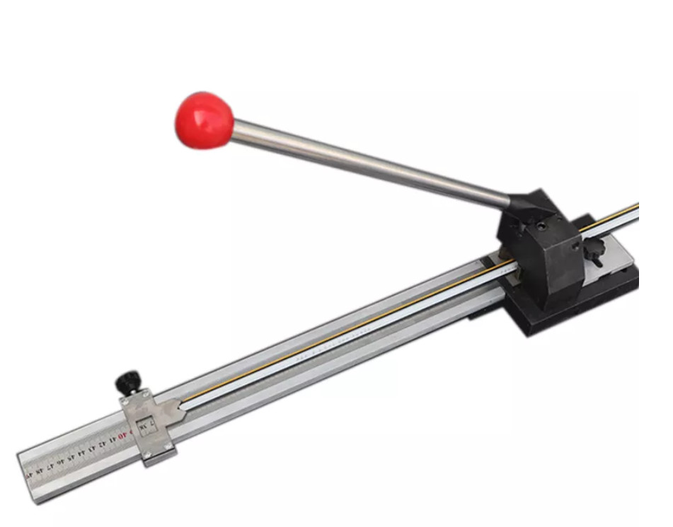 Extended Handle Creasing Matrix Cutter Stainless Steel Material